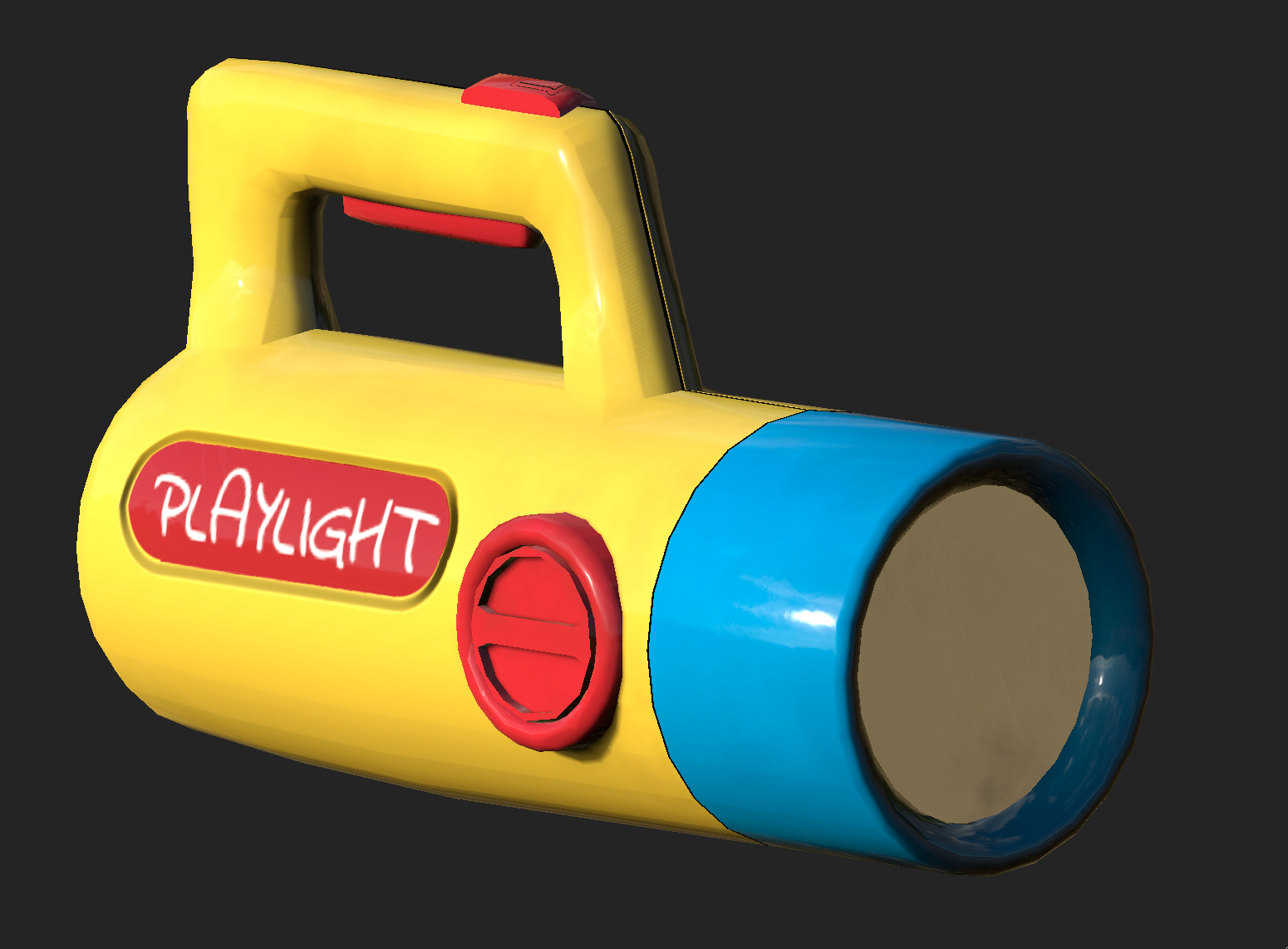 3D colorful plastic flashlight - TurboSquid 1318270