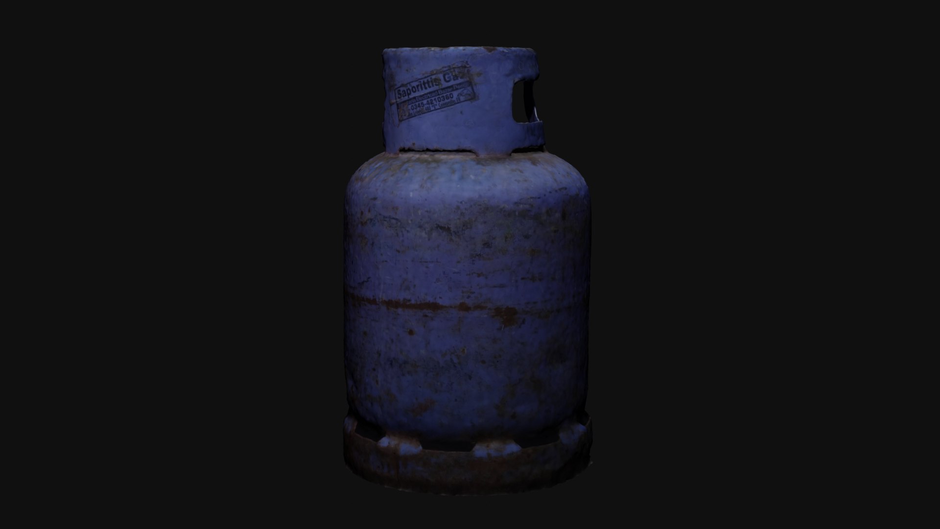 3D realistic gas propane cylinder - TurboSquid 1590549