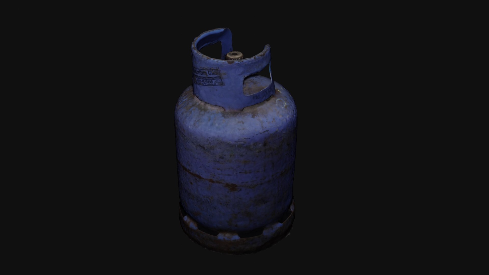 3D realistic gas propane cylinder - TurboSquid 1590549