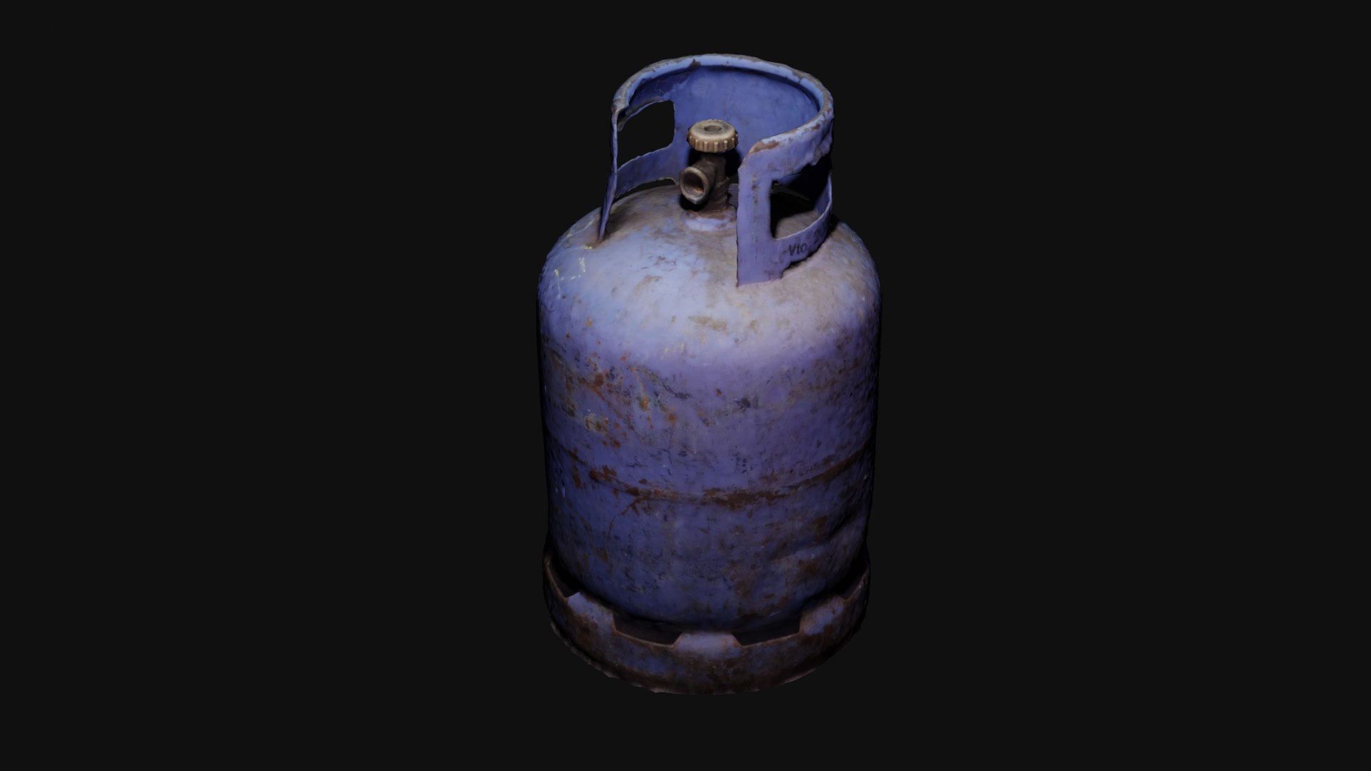 3D realistic gas propane cylinder - TurboSquid 1590549