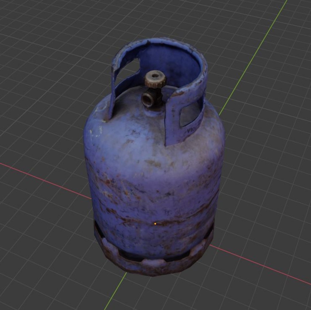 3D realistic gas propane cylinder - TurboSquid 1590549