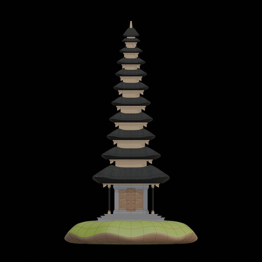 Bali Temple 3D - TurboSquid 2345925