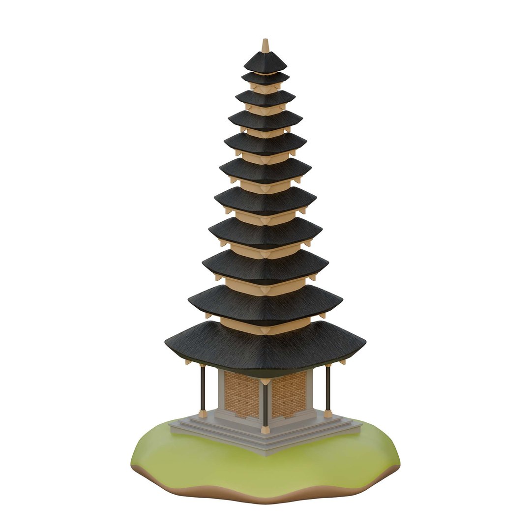 Bali Temple 3D - TurboSquid 2345925