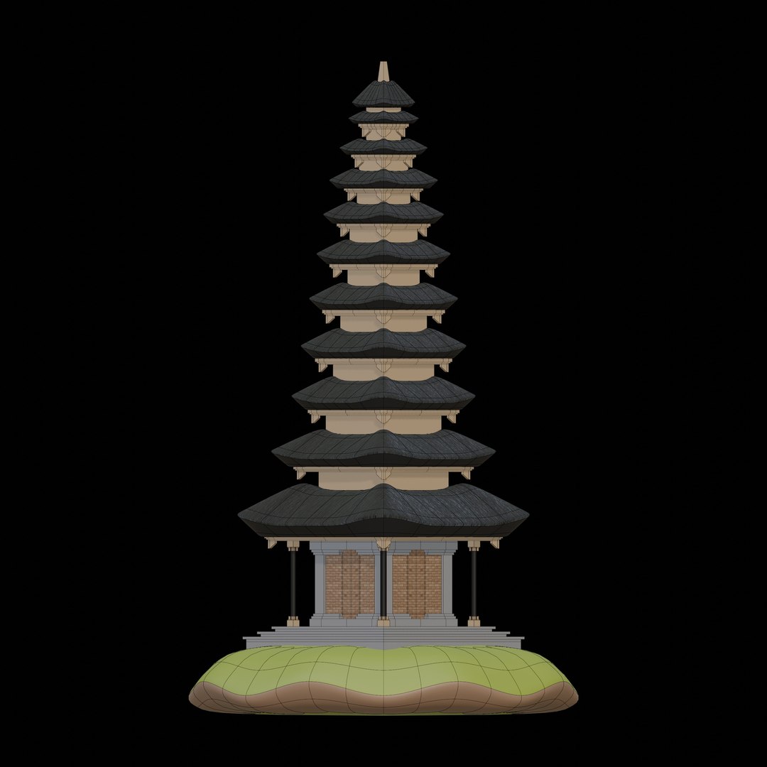 Bali Temple 3D - TurboSquid 2345925