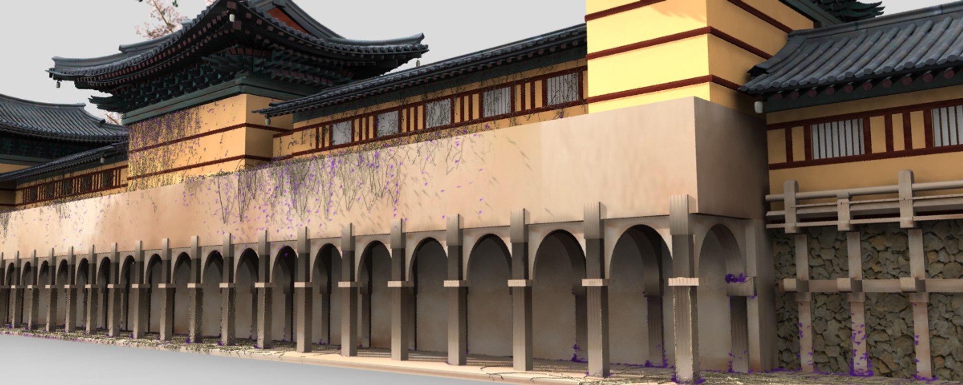 Temple Model - TurboSquid 1298967