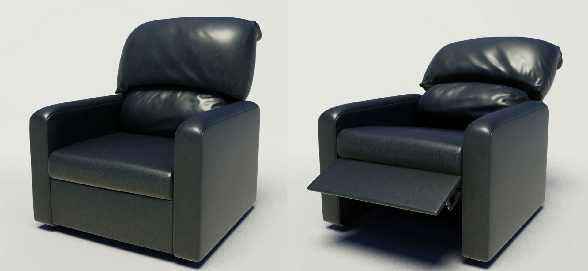 Reclining Chair 3d Model