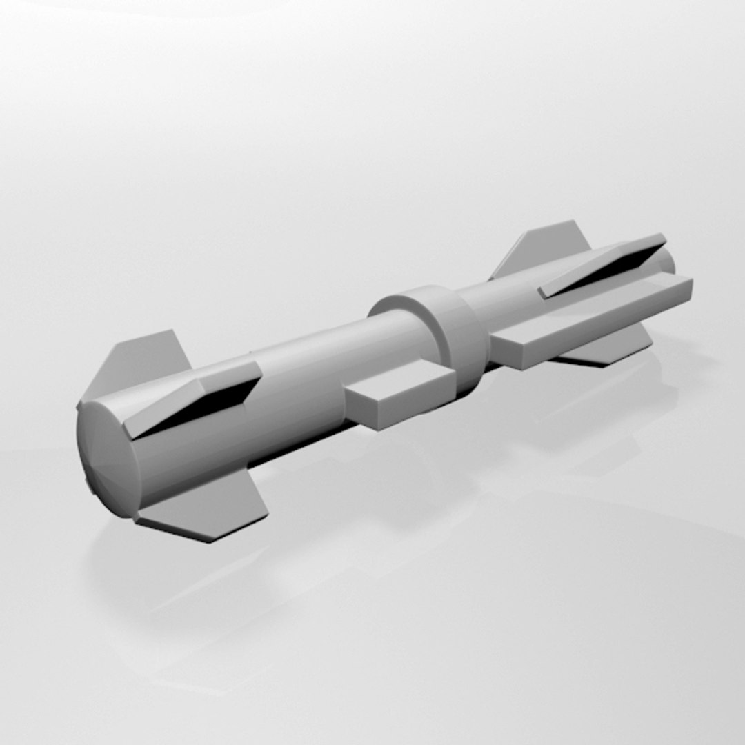 Missile 02 3D Model - TurboSquid 1824807
