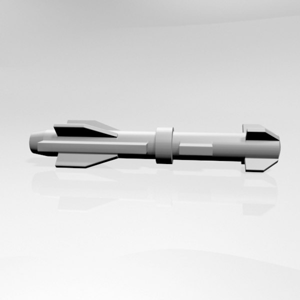 Missile 02 3D model - TurboSquid 1824807