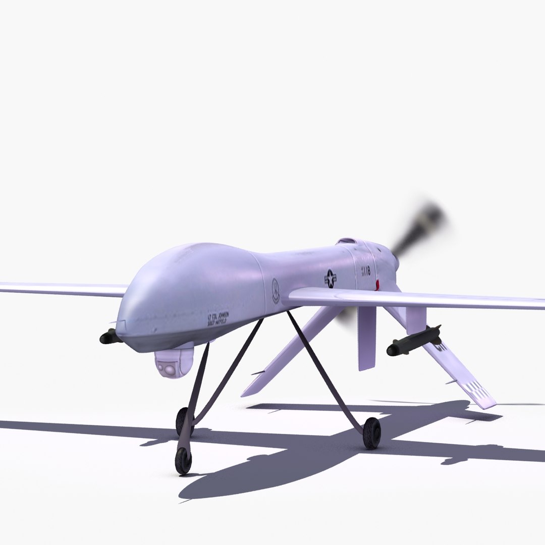 Rq1 Predator Drone Uavs 3d 3ds