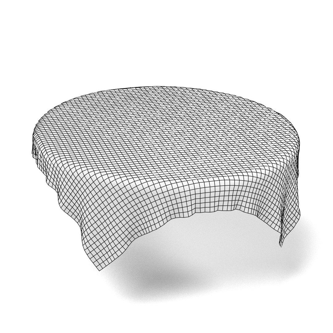 Table Cloth Tablecloth 3d 3ds