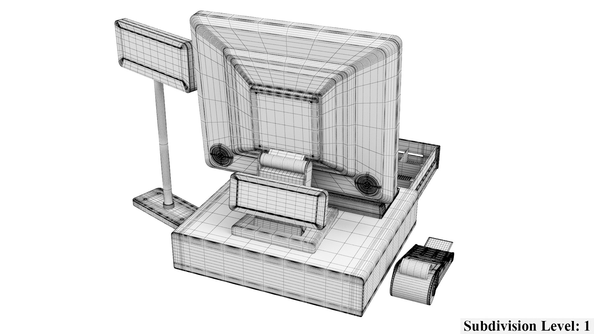 Fast food counter 3D model - TurboSquid 1494235