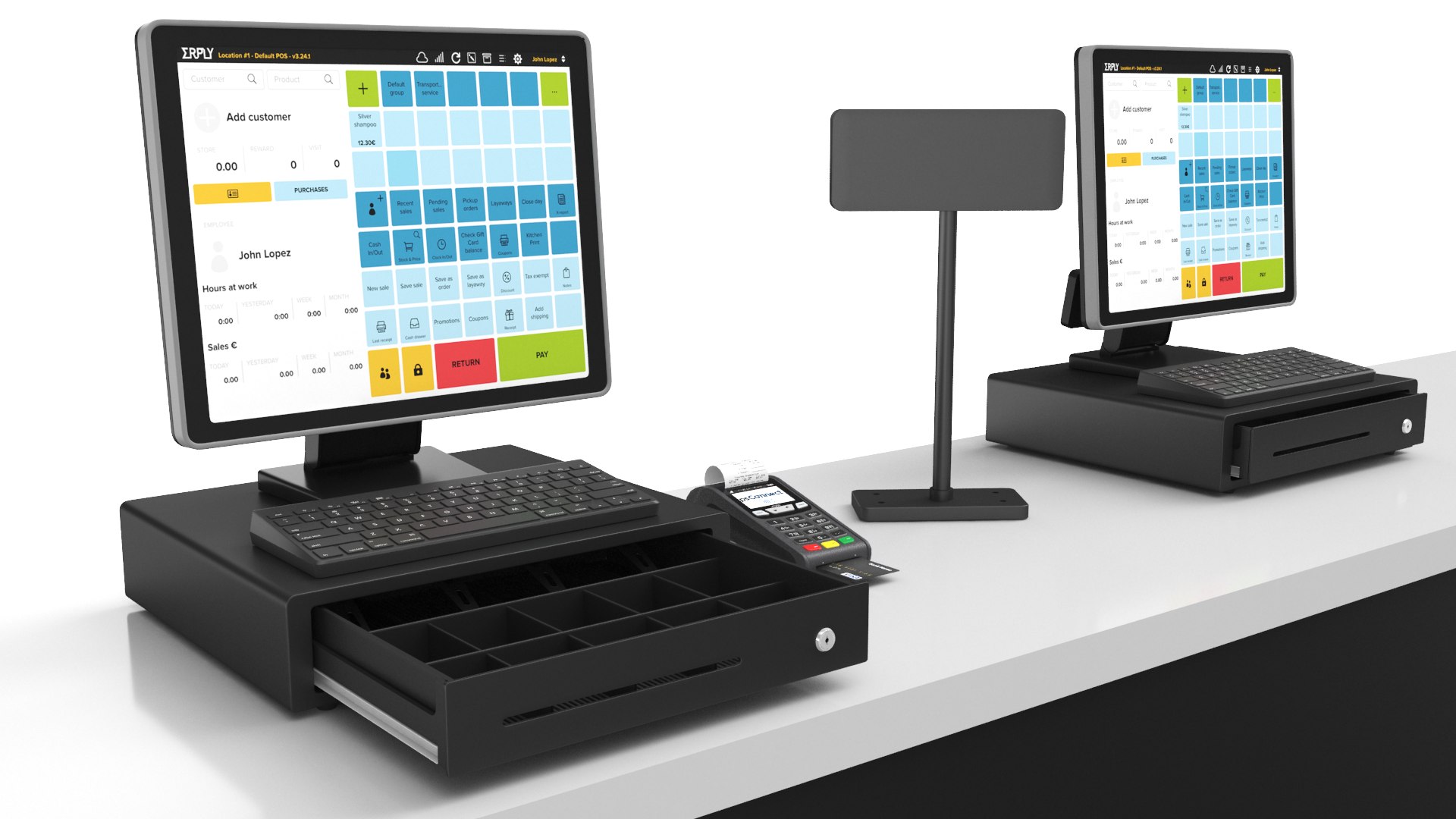 Fast food counter 3D model - TurboSquid 1494235