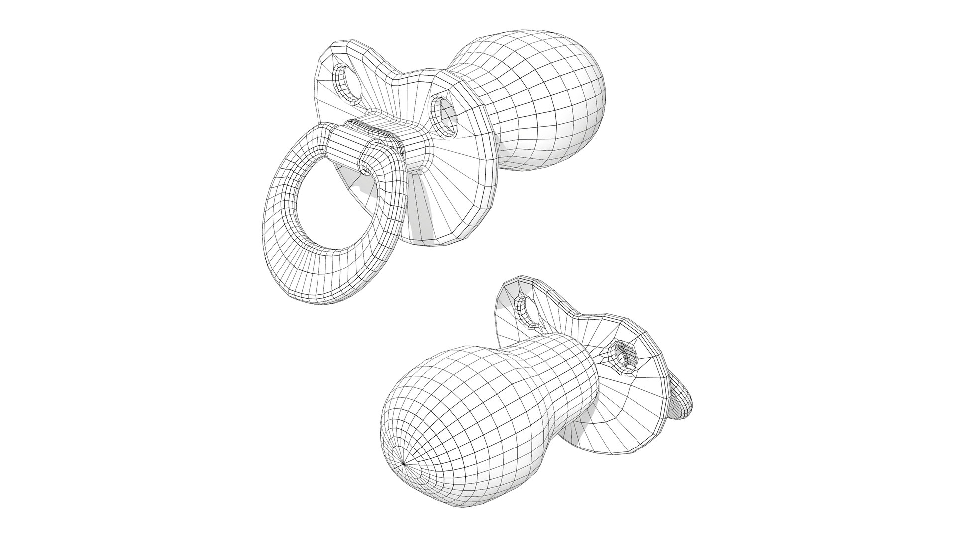 Pacifier 3D Model - TurboSquid 1739878