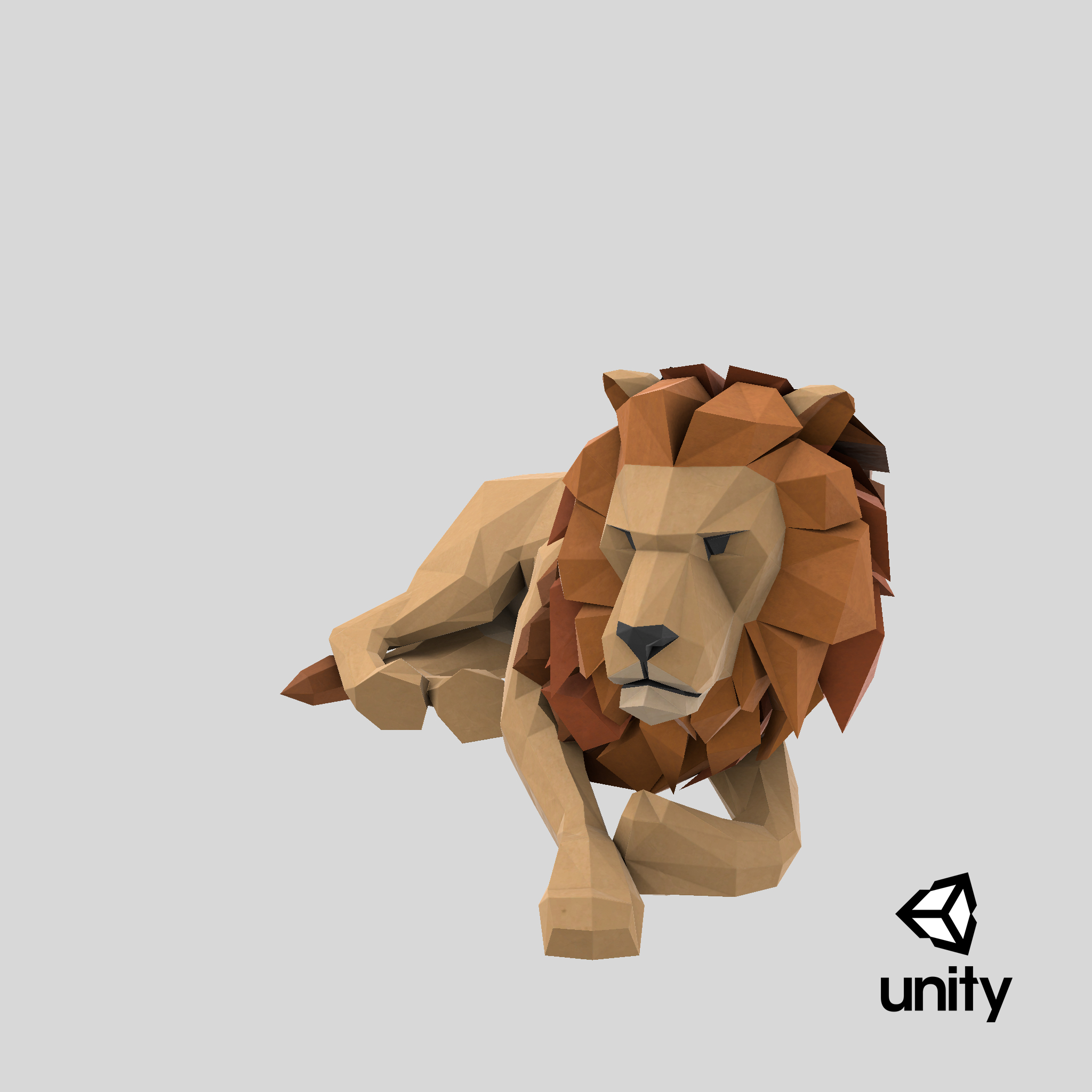 Lion---lying 3D model - TurboSquid 1217350
