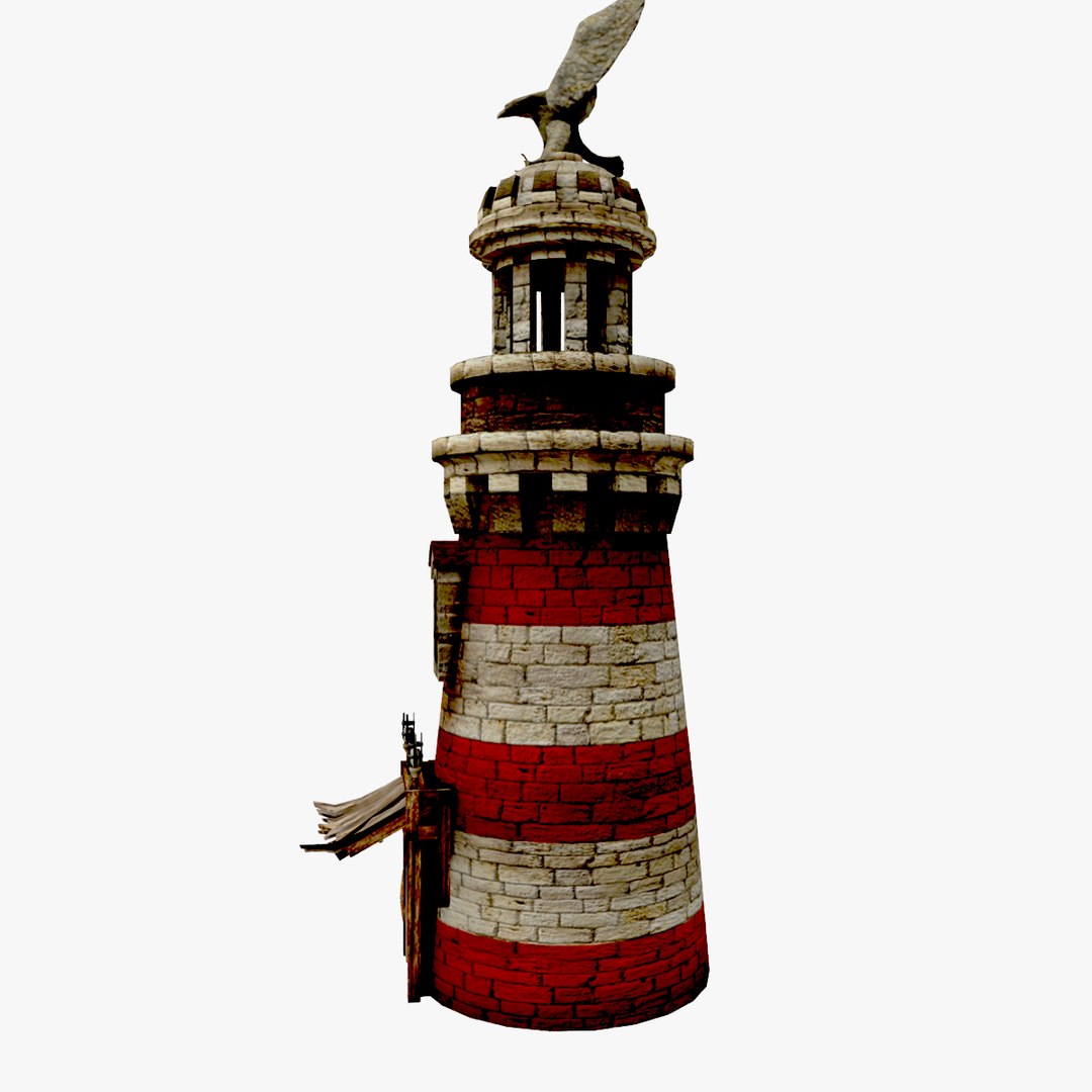 Lighthouse Medieval 3d Model