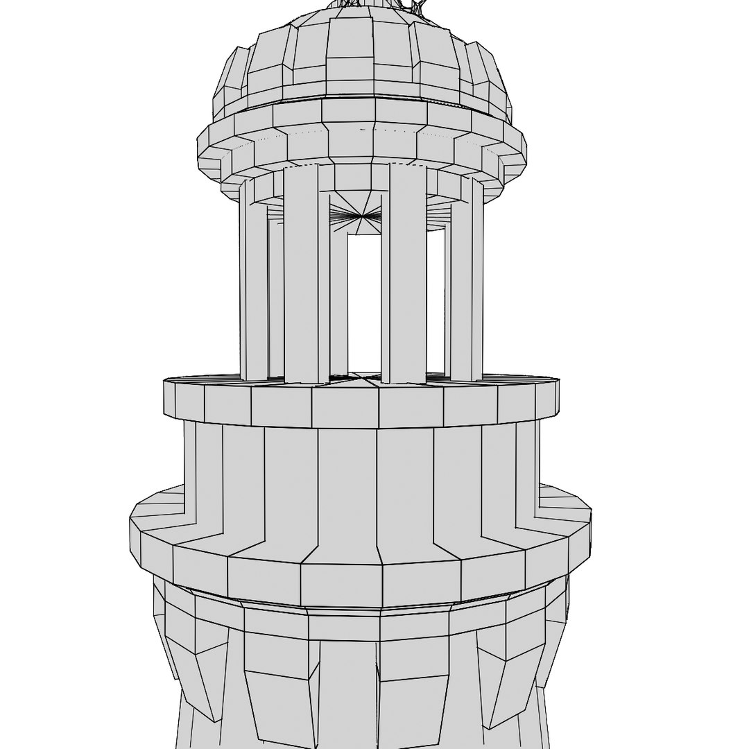 Lighthouse Medieval 3d Model