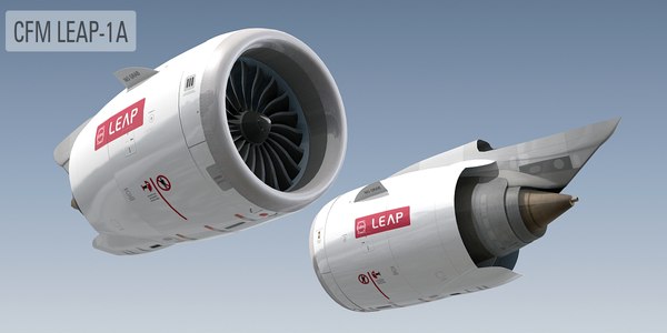 3D cfm leap engines lite - TurboSquid 1226159