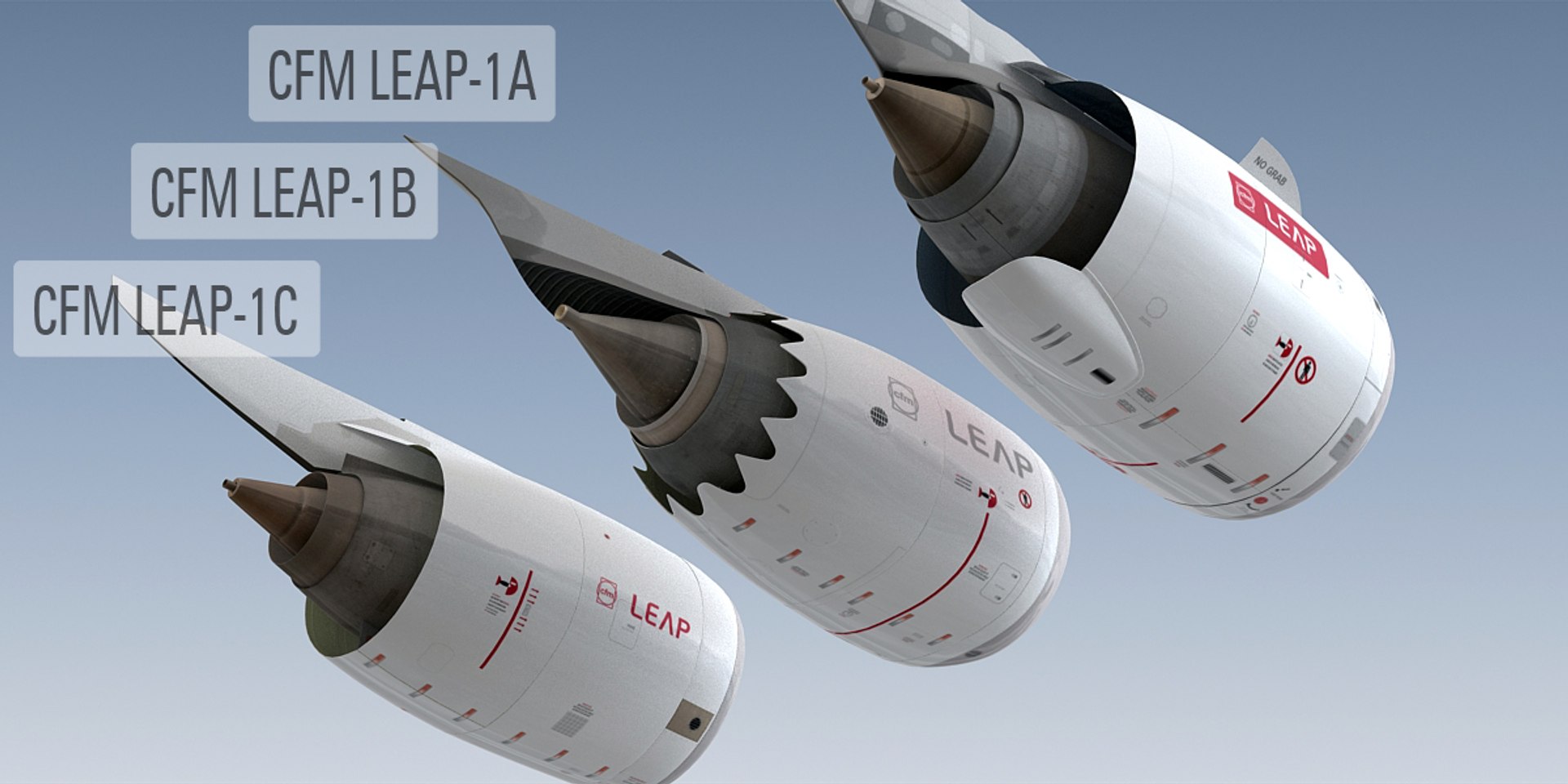 3D Cfm Leap Engines Lite - TurboSquid 1226159