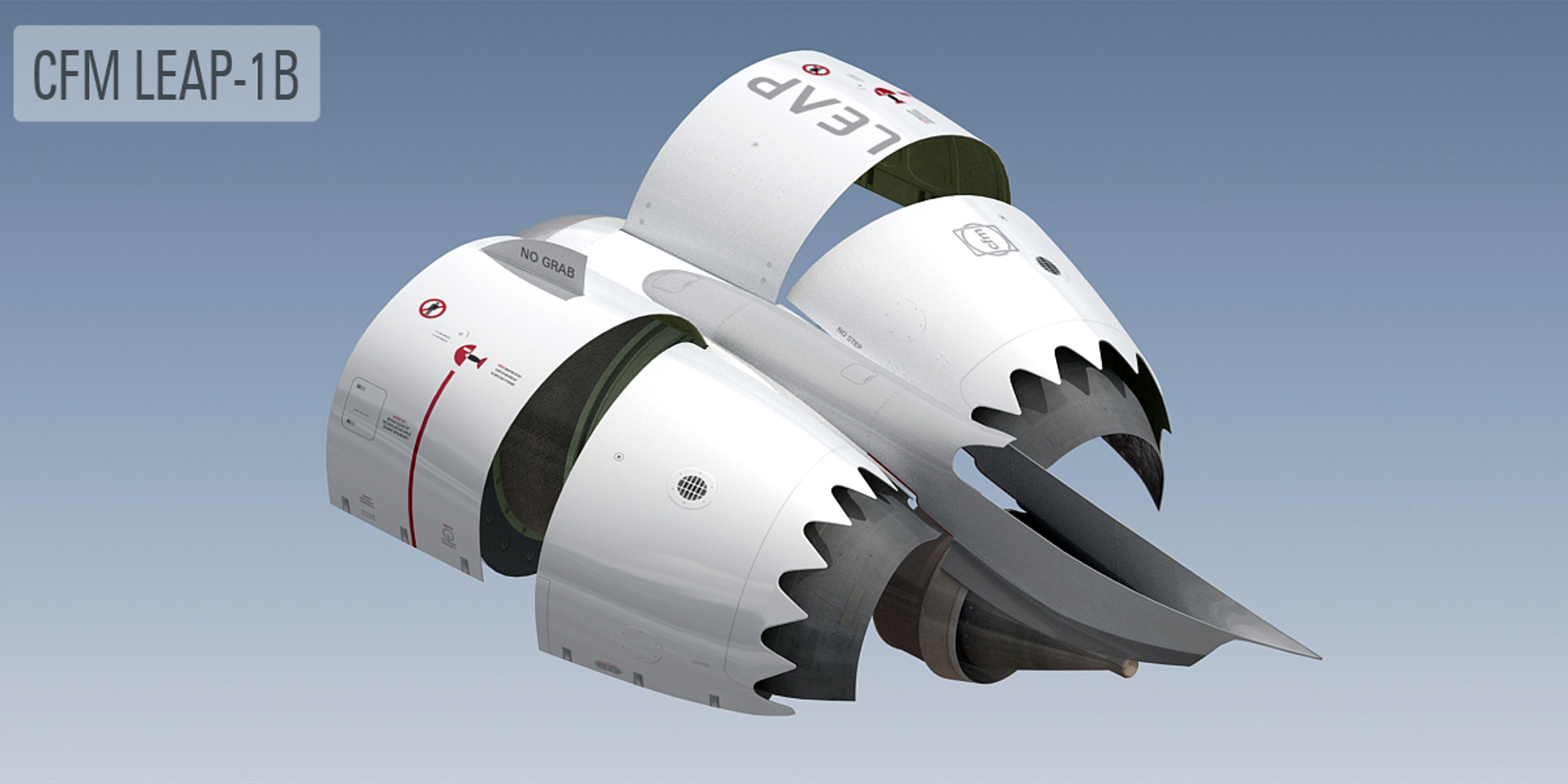 3D cfm leap engines lite - TurboSquid 1226159