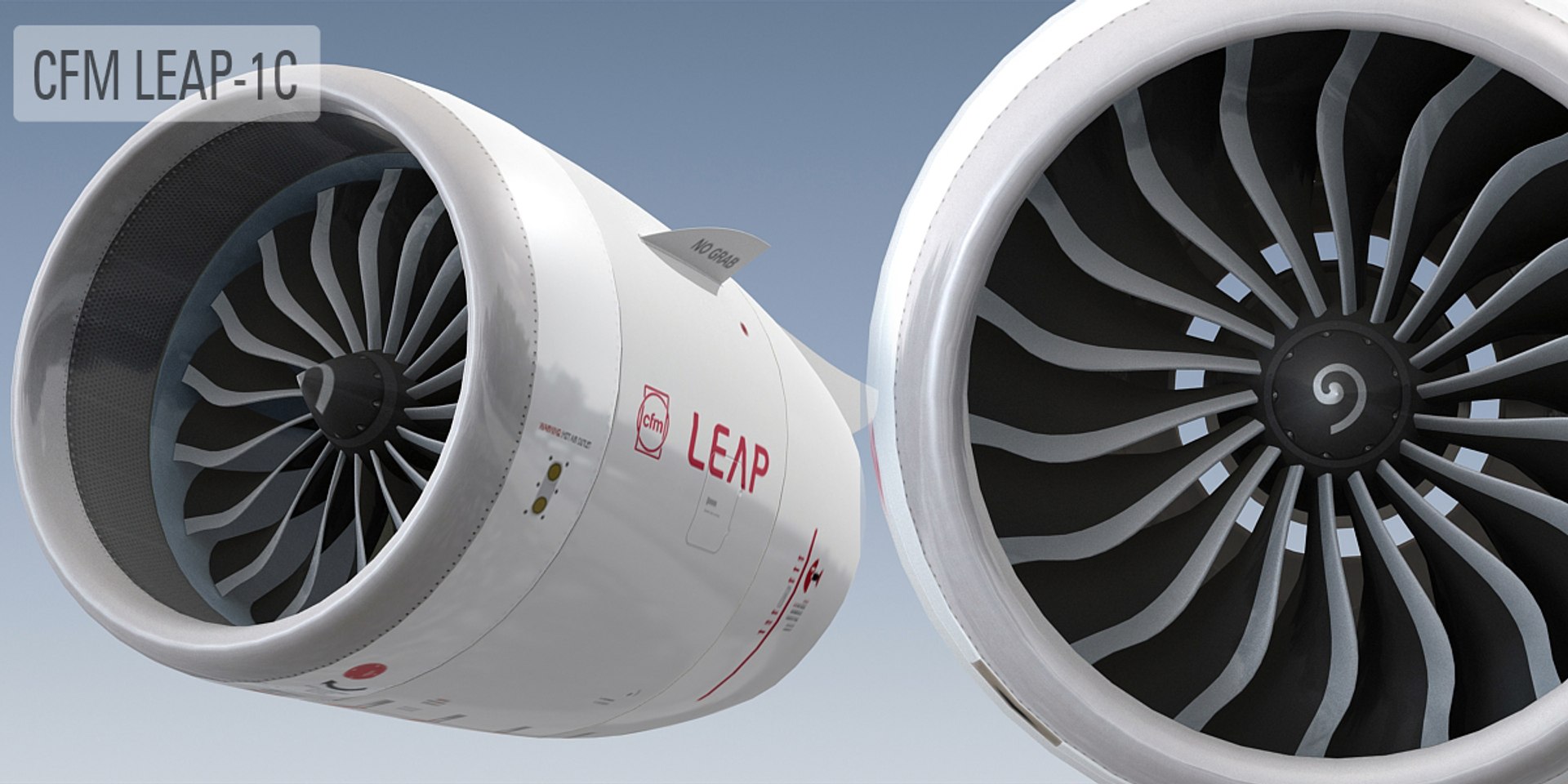 3D Cfm Leap Engines Lite - TurboSquid 1226159
