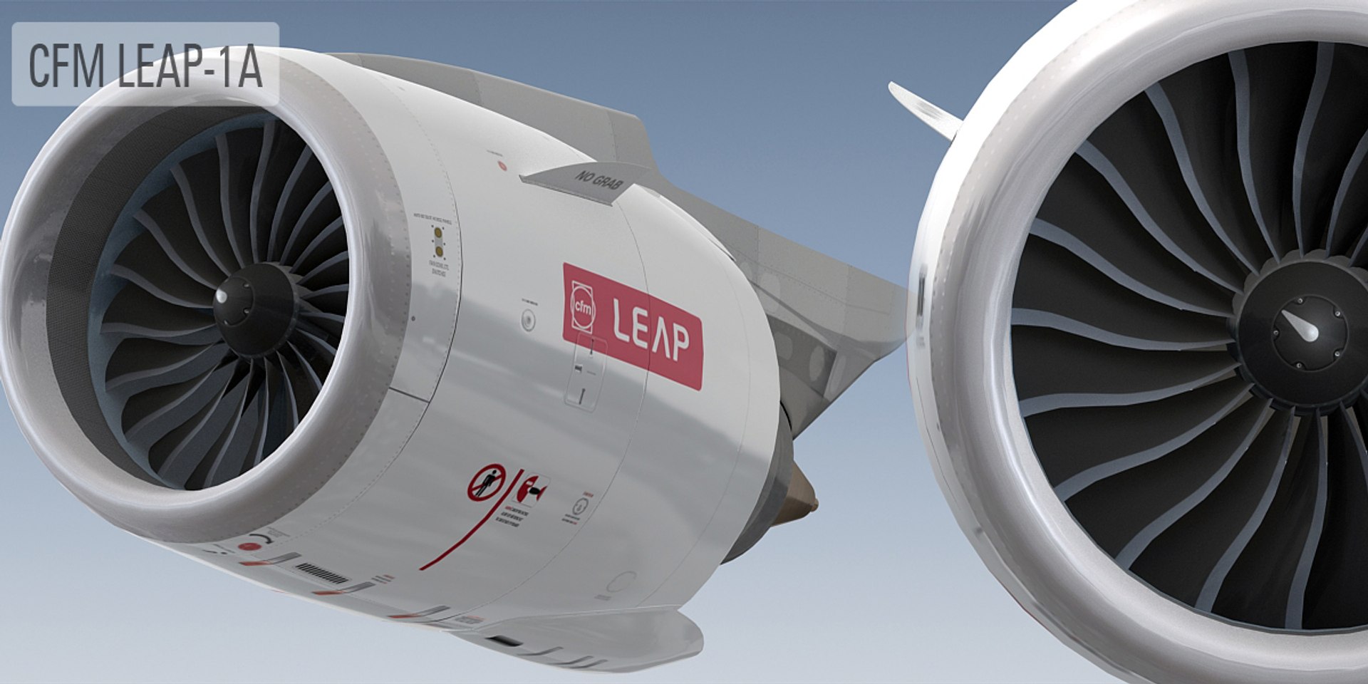 3D Cfm Leap Engines Lite - TurboSquid 1226159