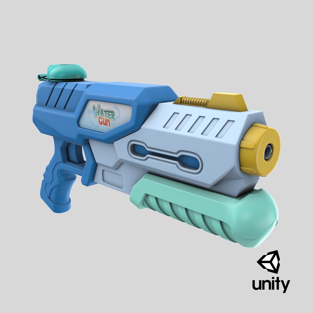 WaterGun 01 Model - TurboSquid 2223228
