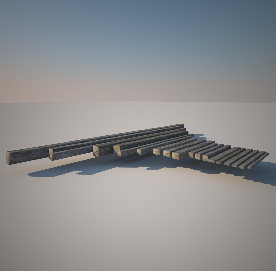 Wood Boards 3D - TurboSquid 1642530