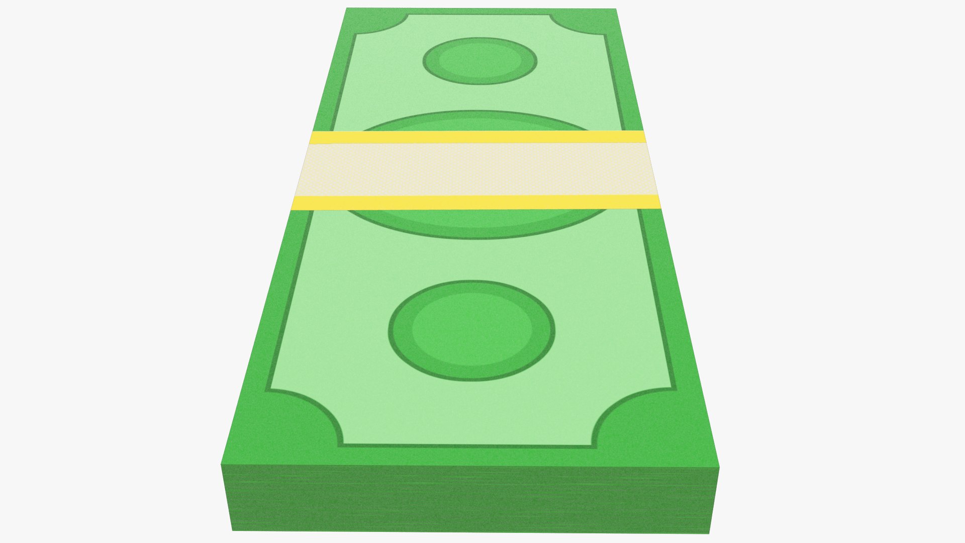 Bunch Of Cartoon Money V1 3D Model - TurboSquid 2018405