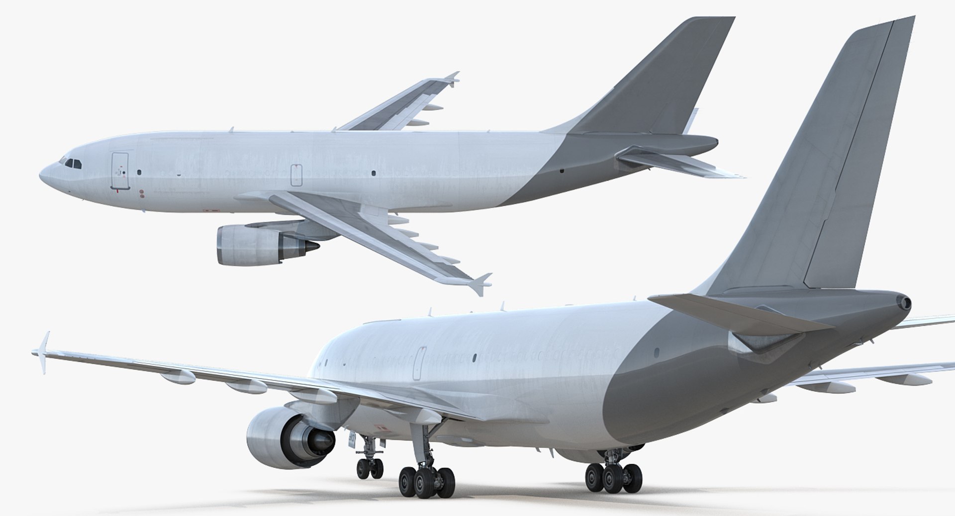 3D cargo aircraft airbus a310-300f model - TurboSquid 1231296