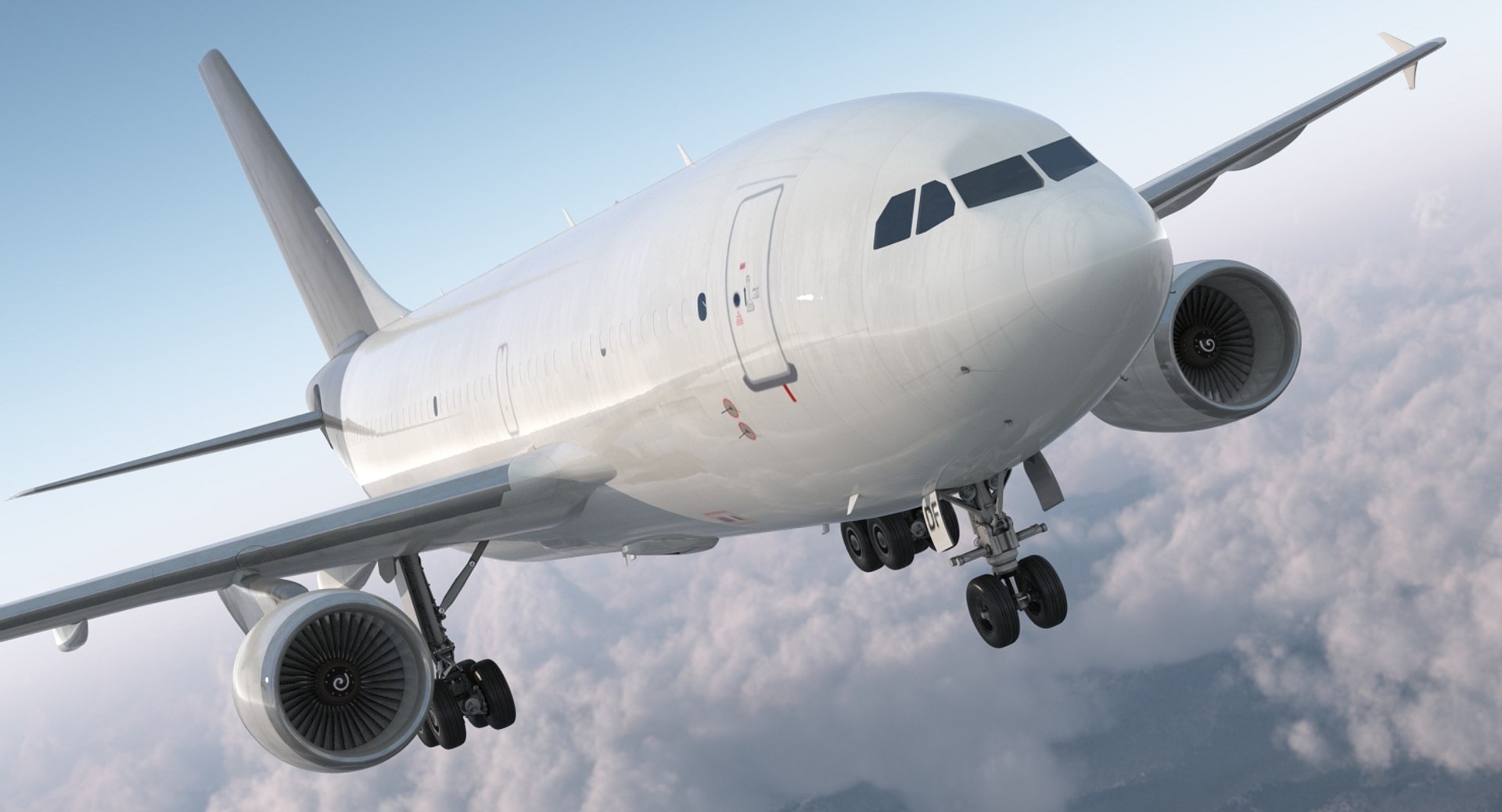 3D cargo aircraft airbus a310-300f model - TurboSquid 1231296