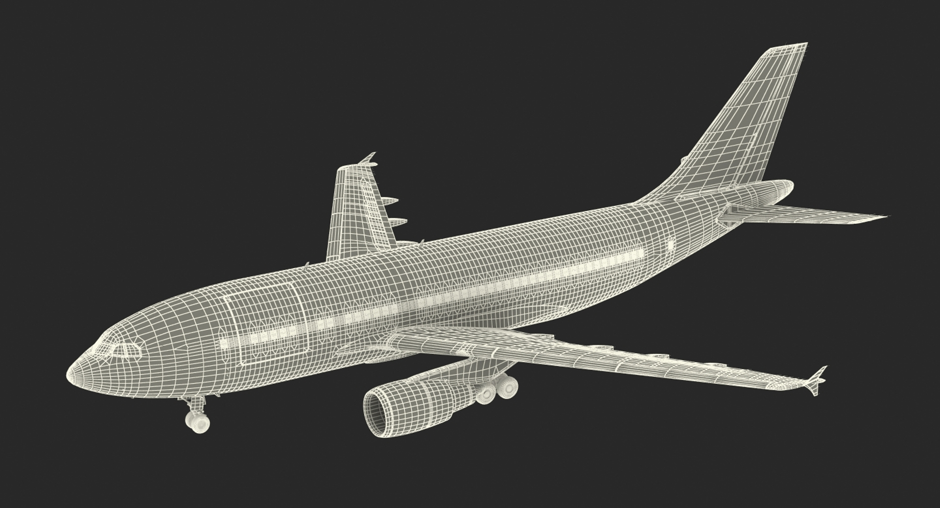 3D cargo aircraft airbus a310-300f model - TurboSquid 1231296