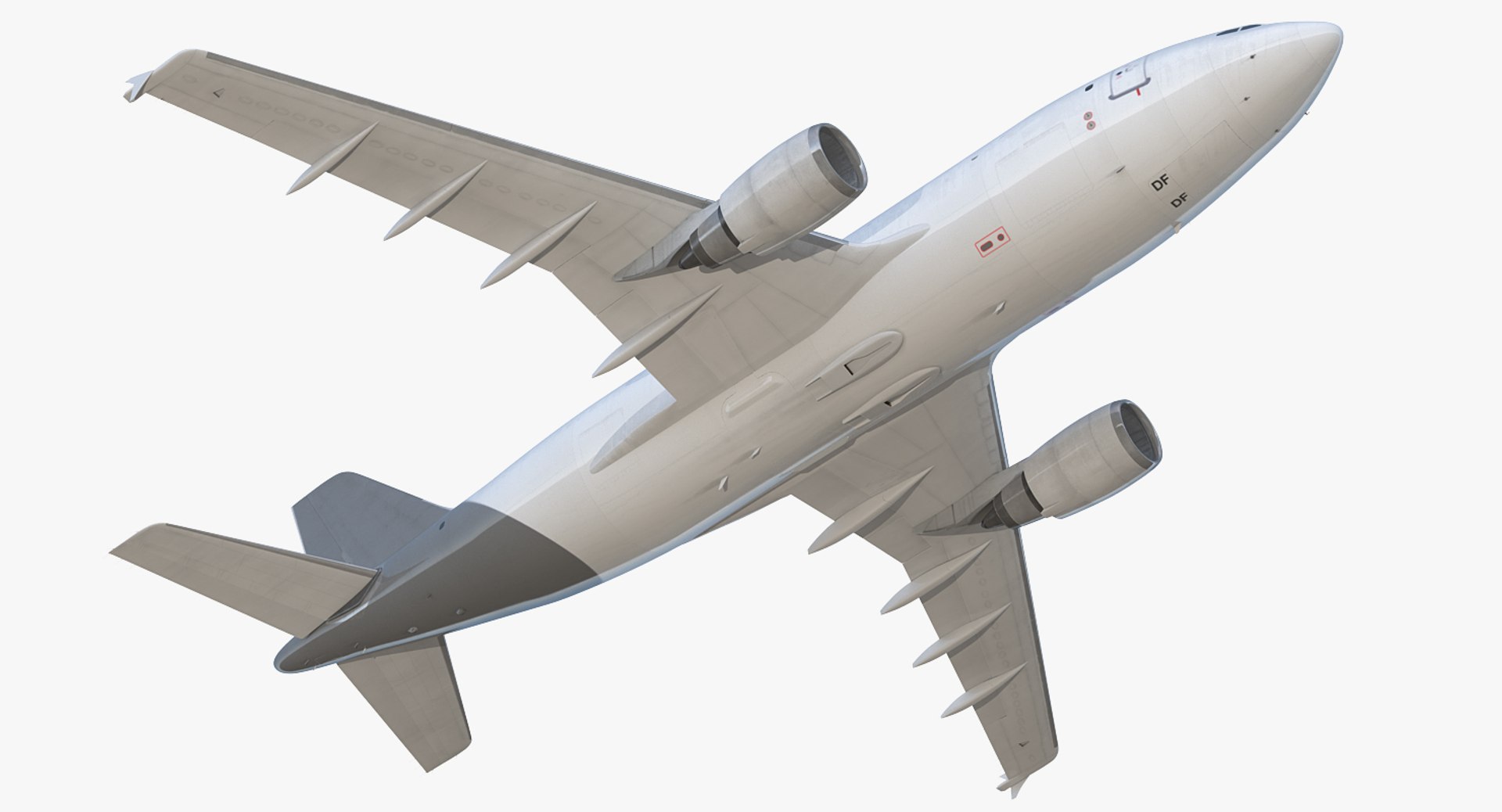 3D cargo aircraft airbus a310-300f model - TurboSquid 1231296