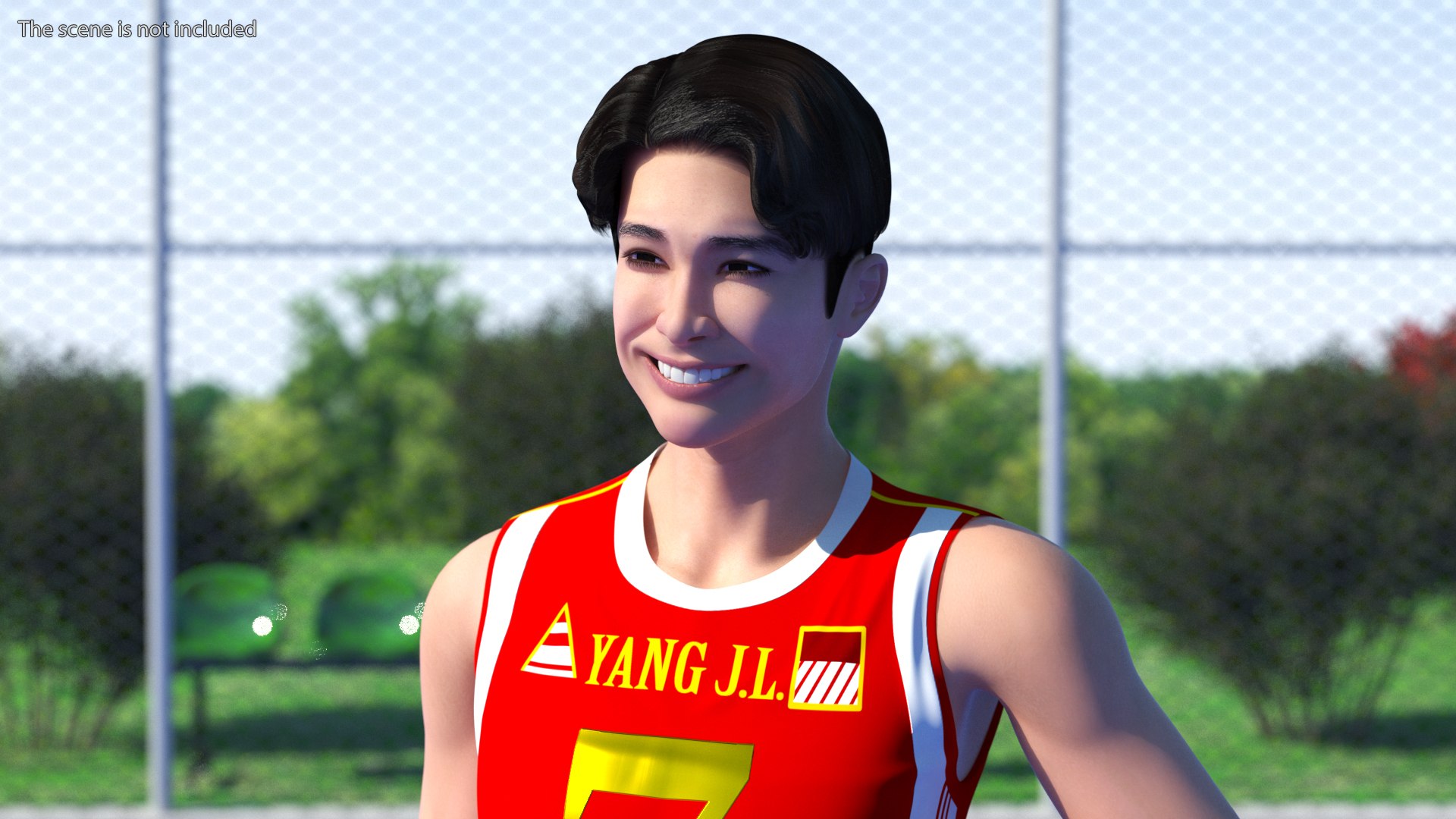 Chinese Volleyball Player 3D Model - TurboSquid 1865746