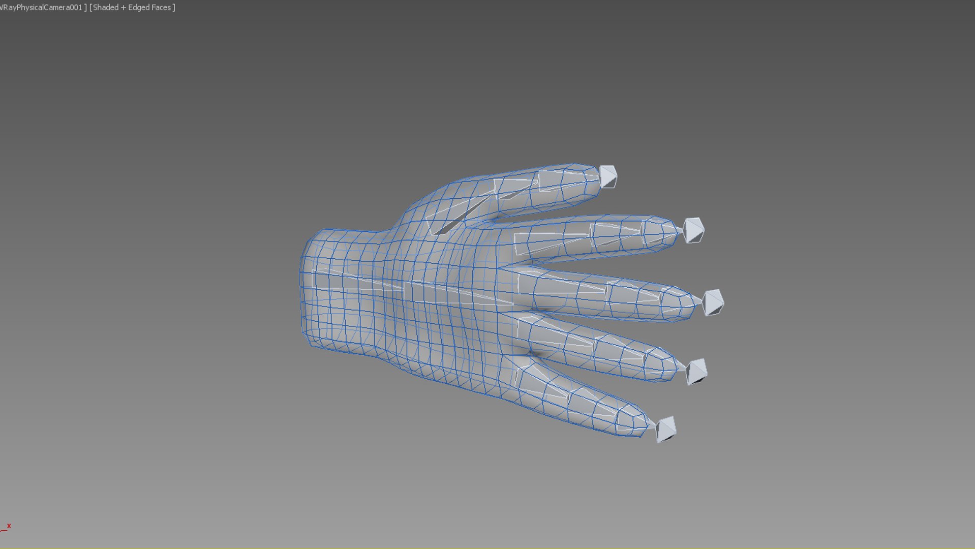 3d Model Hand Ice