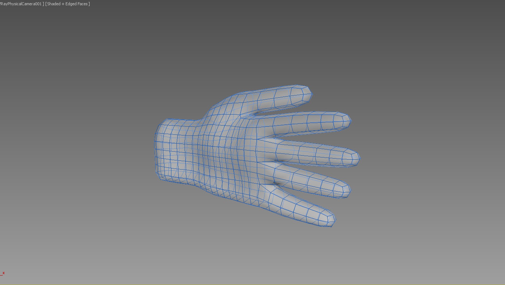 3d Model Hand Ice