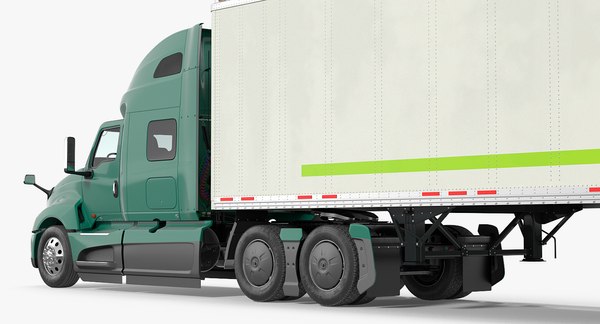 Heavy duty truck trailer 3D model - TurboSquid 1380931