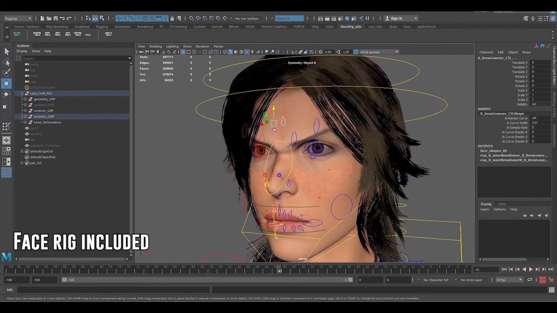 Lara Croft Tactical Animation Rig 3D Model - TurboSquid 2188297