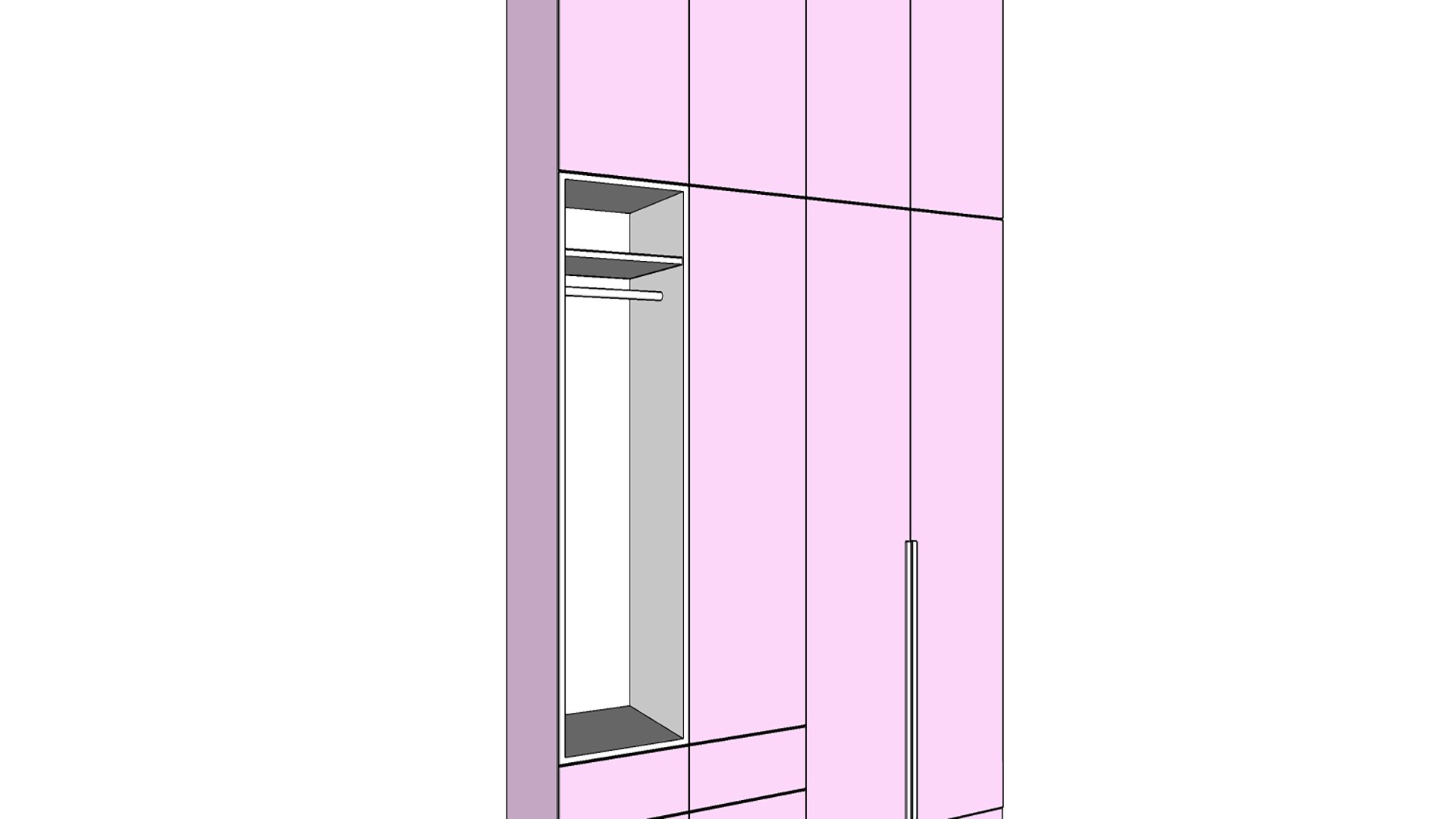 3D Wardrobe Model - TurboSquid 2044890