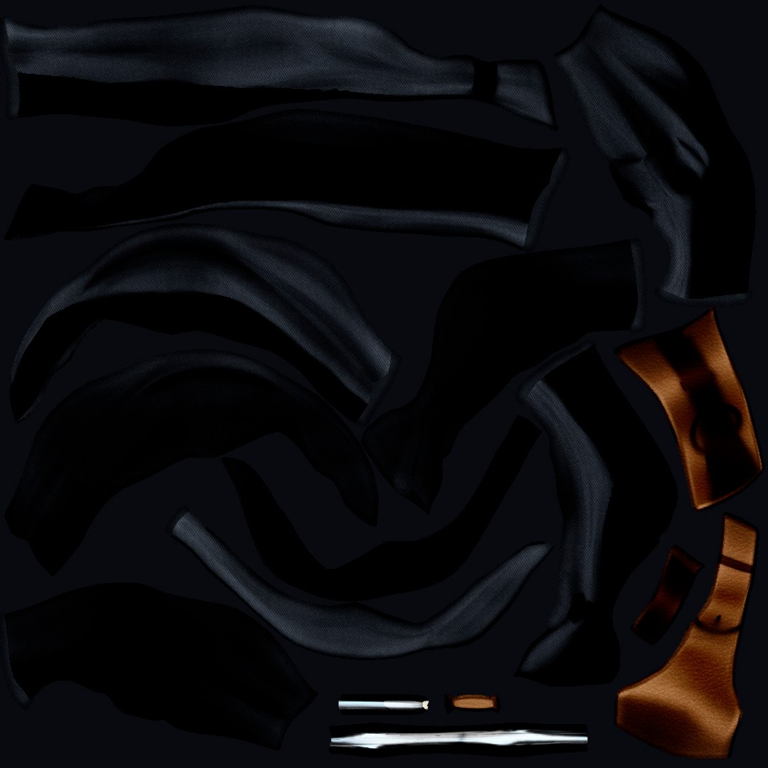 scarf 3d model