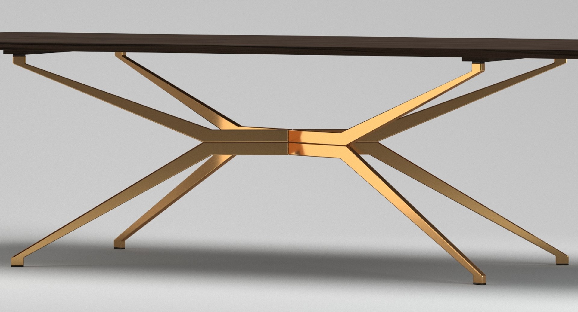 Maslow Spider Rectangular Dining Table 3D Model - TurboSquid 1501141