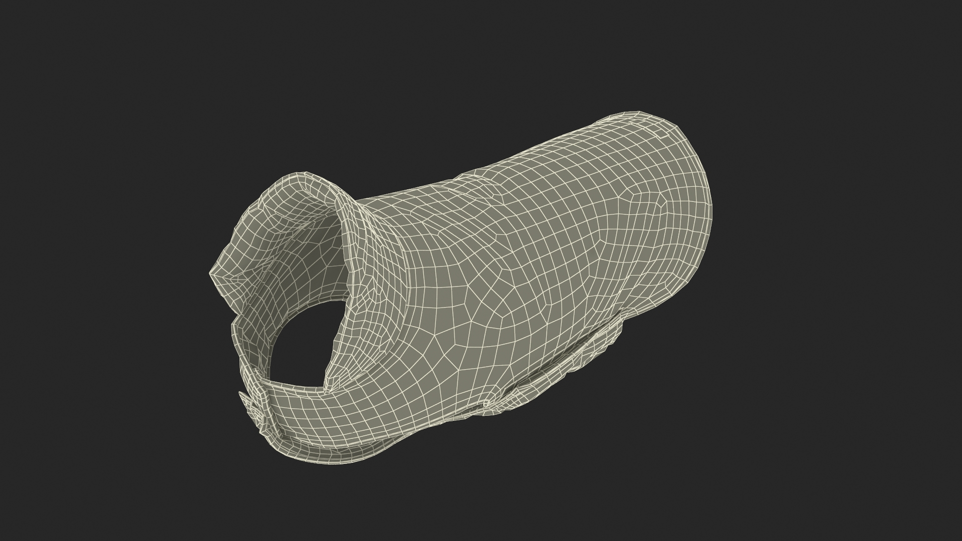 3D Dog Coat Zebra - TurboSquid 2031803