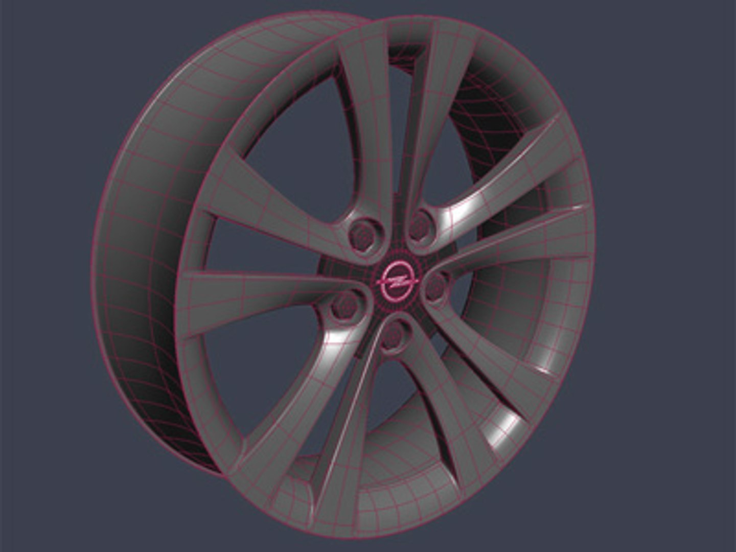 opel wheel rim insignia 3d model
