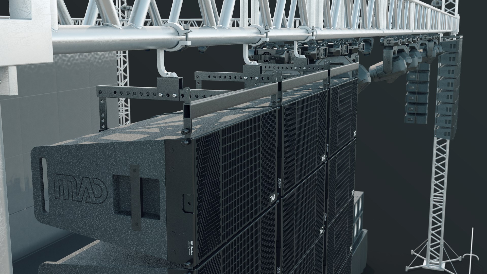 3D Interior Concert Stage - TurboSquid 1501588