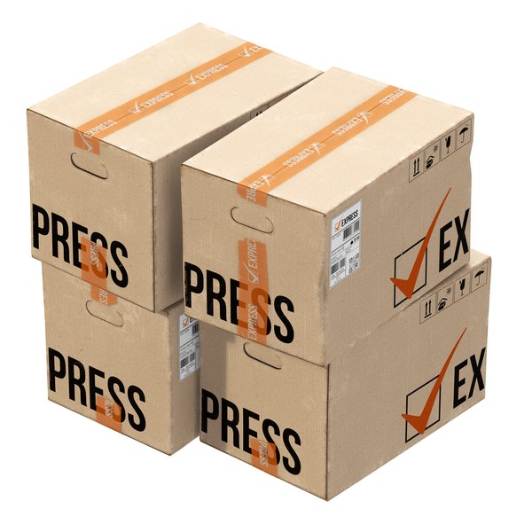 modelo 3d Caja de cartón n3 - TurboSquid 2173864