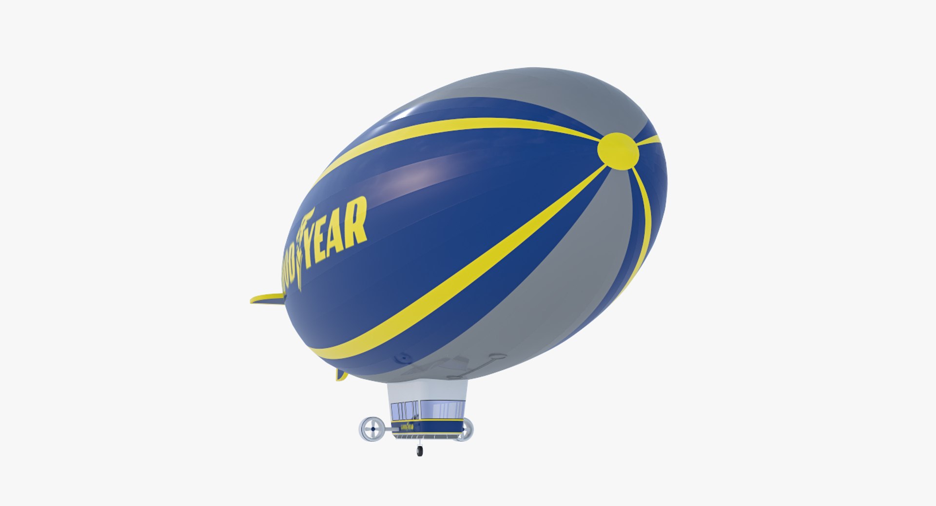 Good Year Blimp - Model - TurboSquid 1206468