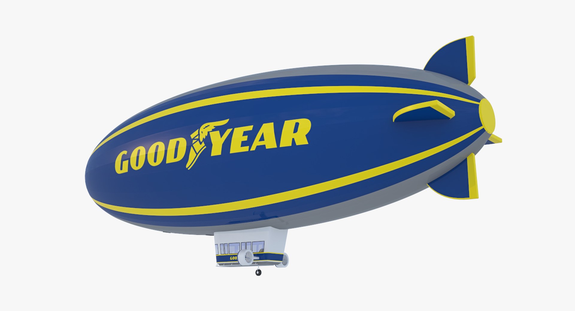Good Year Blimp - Model - TurboSquid 1206468