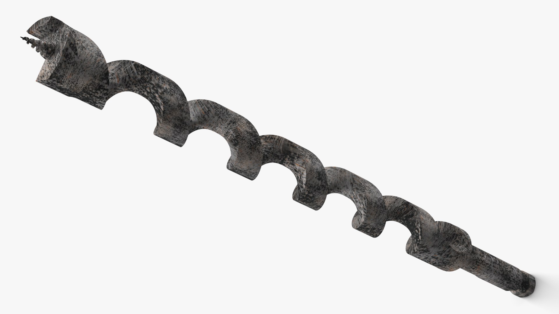 Carbon Steel Auger Bit Old 3D Model - TurboSquid 2108928