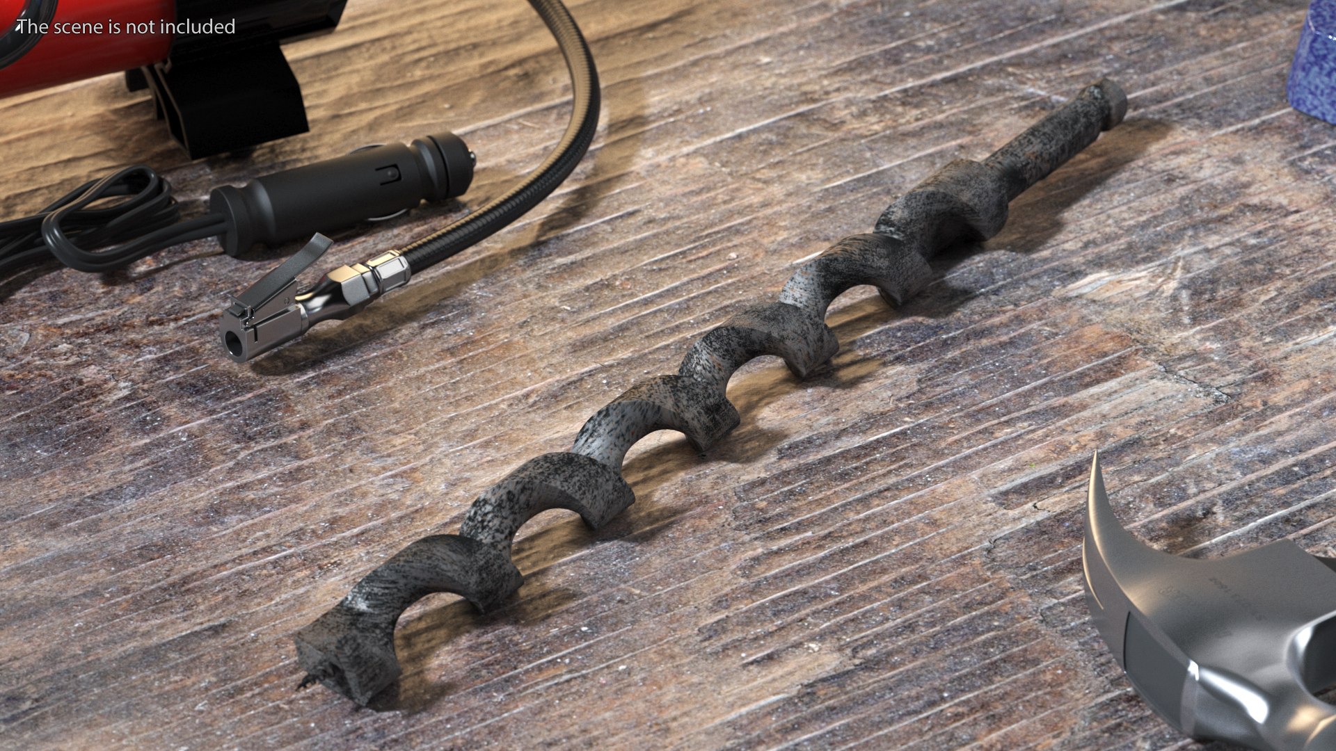 Carbon Steel Auger Bit Old 3D Model - TurboSquid 2108928