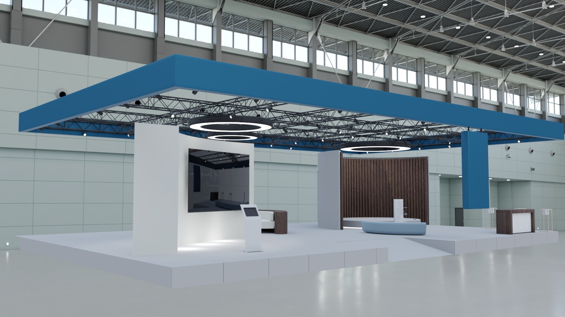 3D Exhibition Stands Model - TurboSquid 2340976