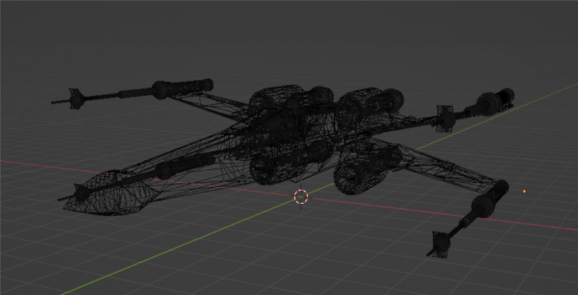 Star Wars X-Wing Fighter With Interior 3D Model - TurboSquid 1835129